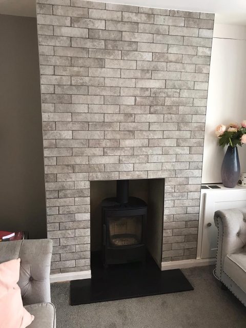 Tiling A Chimney Breast In Oxfordshire - Windmill Services