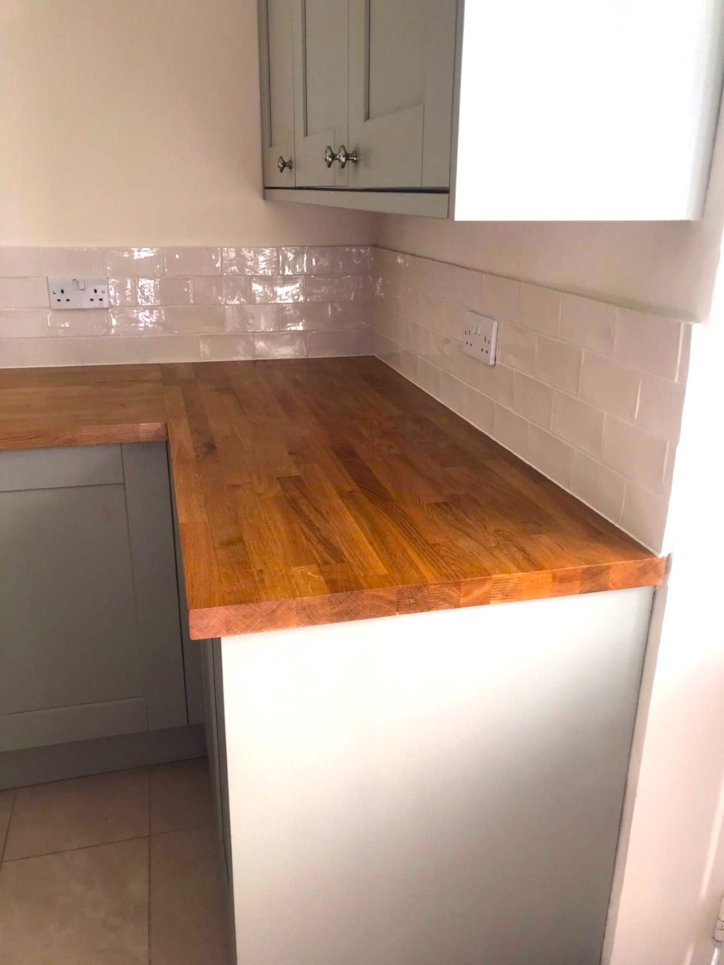 Oak Kitchen Worktop Refresh - Long Crendon, Buckinghamshire